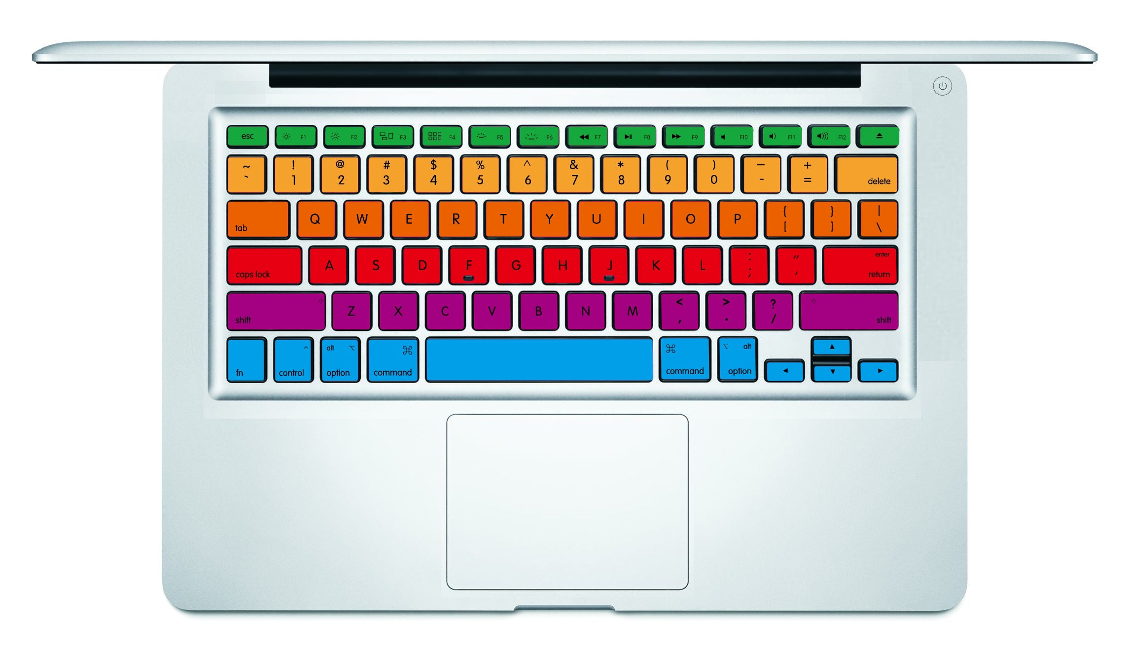 Rainbow Stripe MacBook Keyboard Decal – iStickr MacBook Decal