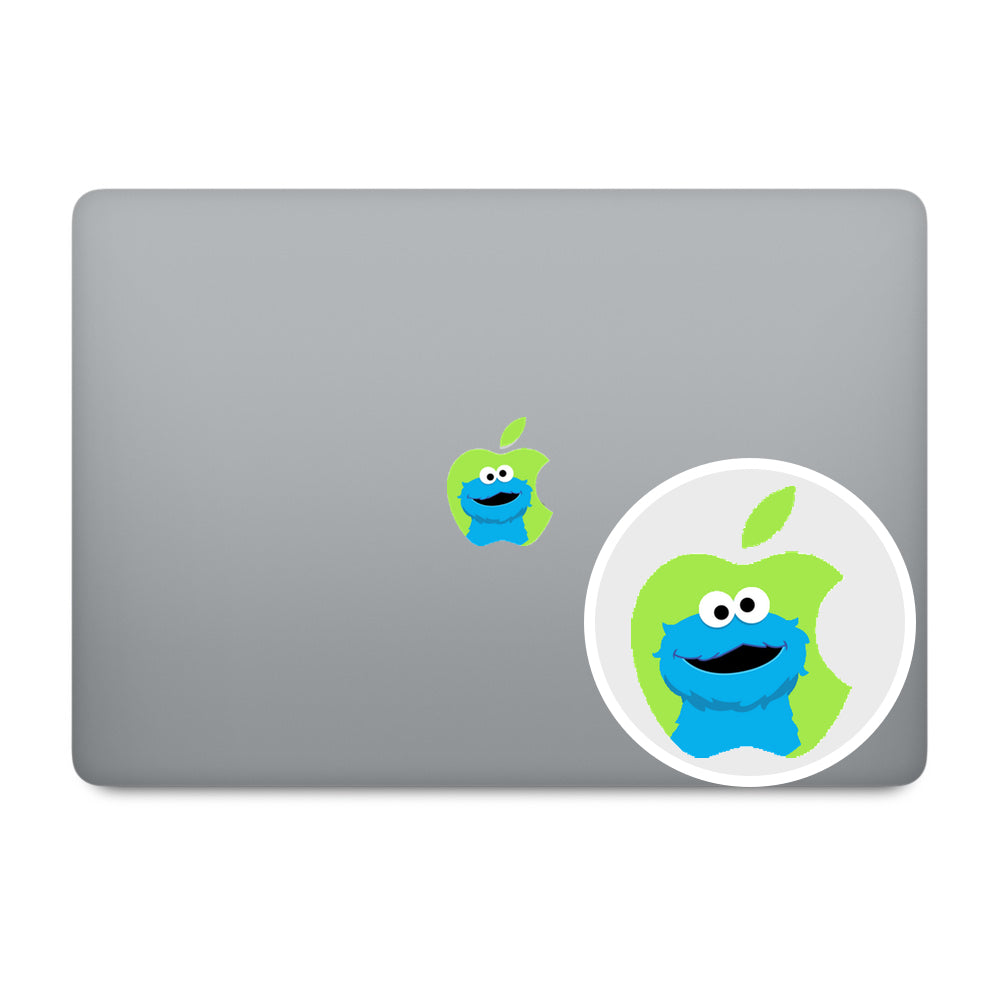Cookie Monster Apple Logo MacBook Decal – iStickr MacBook Decal